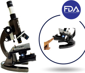 labcare Student Compound Microscope With 50 Blank Slides And Cover Slip ...