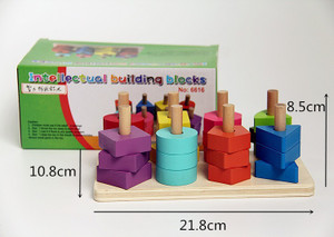 Toys Ka Story wooden kids toy of intellectual building stacking blocks ...