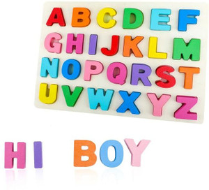 Alafi ABCD WOODEN LEARNING ACTIVITY BOARD FOR KIDS , Price in India ...