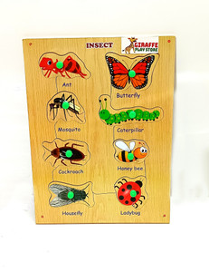 giraffe play store Wooden Insect Puzzles for Kids Educational Learning ...