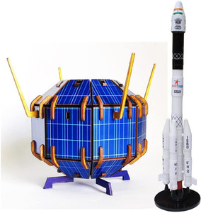 Square Drop Combo Set of Aryabhata Satellite & GSLV MK II - Space ...