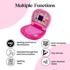 ShoptoAll Laptop for Learning Numeric and Alphabet with Various Modes ...