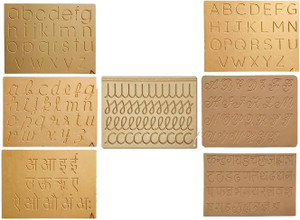 RCW Wooden Slate Varnamala, Marathi, Multi Pattern, Capital/Small ...