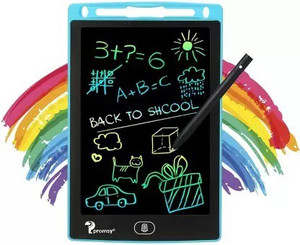 BRIJBAZAAR LCD Writing Tablet Pad 8.5 Inch Color Line E-Writing ...