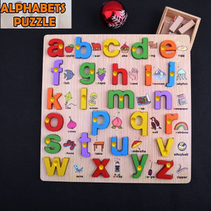 Plus Shine Stacking Blocks Game Learning Puzzle Board Small Alphabet ...