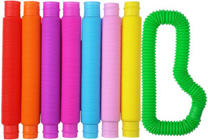 TOYSHINE Fun Pull and Pop Tubes Sensory Tubes Stretch and Bend anxiety ...
