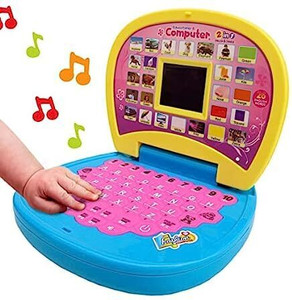 MBKids Mini Laptop for Kids - Learning Alphabet and Numbers with LED ...
