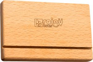 Brainytots Stable Flashcard Stand | Natural Wood Display | Enhances ...