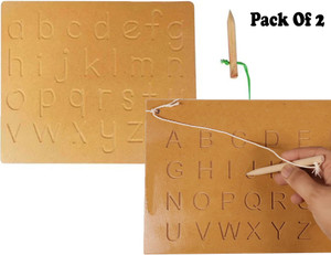 SHALAFI PackOf2 Handwriting Alphabet Capital&Small Tracing Slate ...