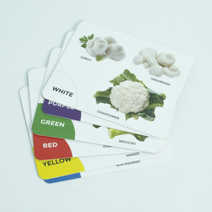 B4BRAIN Rainbow colored flashcards For Babies 1-2 year Price in India ...