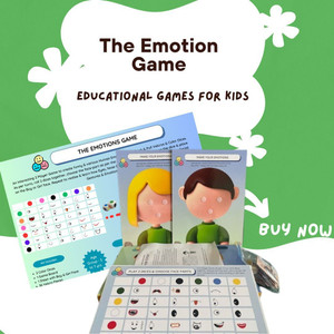Kidszentoys Activity kit The Emotion Game Emotions Printables Book ...