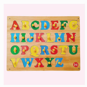 ToyLoom Studio Wooden Capital Alphabets ABCD Educational Board Price in ...
