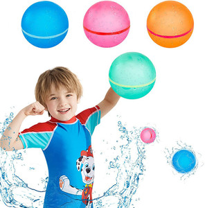 PATPAT 4Pcs Water Balloons for Kids, Refillable Splashing Water Toys ...