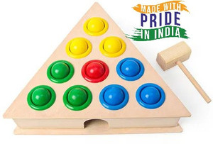 Prime Knock the ball 10 |Wooden hammer Ball |Pound Ball | Educational ...