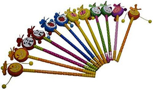 Kishore collection Wooden Cartoon Shape Animals Design Pencil Attached ...