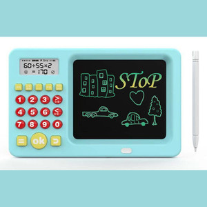 mnr 2 in 1 Calculator Writing and Math Learning Board Tablet Slate Toy ...