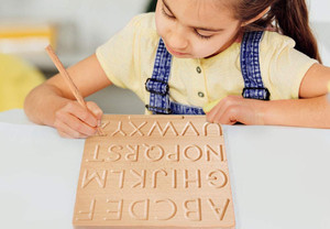 Plus Shine Educational Slate Board Alphabets Hand Writing Practice ...