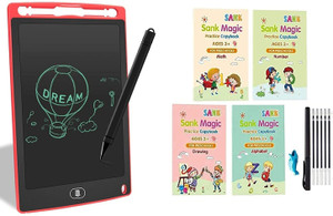 Tumtafa Magic Writing Practice Copy Book +LCD Writing Drawing Tablet ...