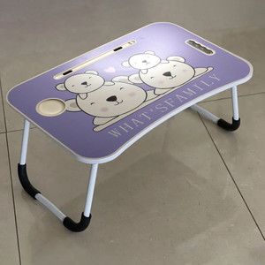 RAINBOW RIDERS Multi-Purpose Foldable Study Table Wooden Rectangular ...