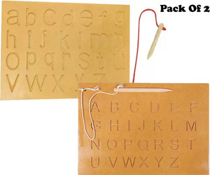 SHALAFI Combo Capital Alphabet Tracing Board+Small Alphabet Writing ...