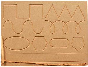 REWASHREE CRAFT WORLD Old Patterns Wooden Tracing Board with Pencil ...