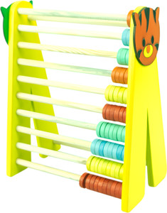 Techny Birds Wooden Abacus Bead Counting Frame for Kids Price in India ...