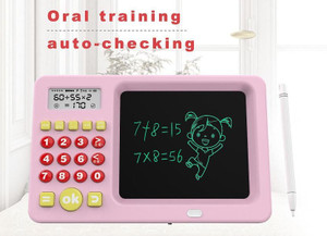 Toyvala Early Education 2 in 1 Montessori Math Calculation Tablet with ...