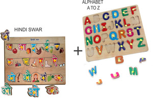 SAFESEED Best Buy Hindi Swar & ABCD Alphabets Educational and Learning ...