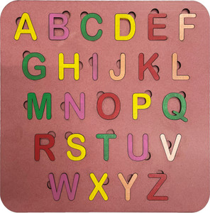 ELK ABCD Alphabet Wooden Puzzle Toys for Kids Educational Learning ...