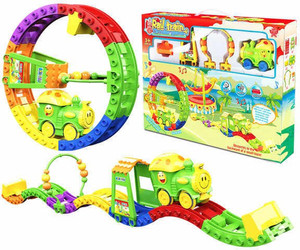 KIIWEE Train Circular Game. Light, Music and Battery,Special Design for ...