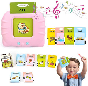 Mynxe Flash Cards Preschool Electronic Reading Early Talking Flashcards ...
