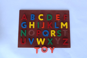 RANCOR Wooden ABC Alphabet Letters Puzzle Toy Interlocking Puzzle for ...
