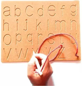 FORSIKHA Small English ABC Wooden Tracing Board With Dummy Pencil ...