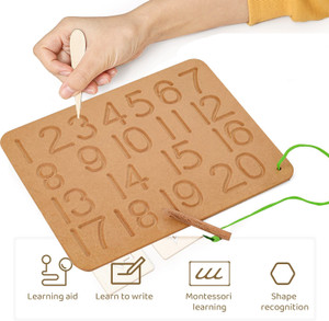 SHALAFI Counting&Learning Montessori Slate 1-20 Practice Educational ...