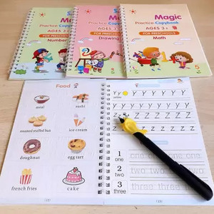 Magic Practice Copybook – Reusable Number Tracing Book for Preschoolers ...