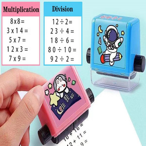 URBANE CHIC Division & Multiplication Math Practice Roller Stamp for ...