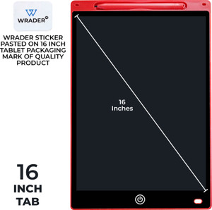 WRADER 16 Inch LCD Writing Kids Writing Tab with Pen, Writing Pad for ...