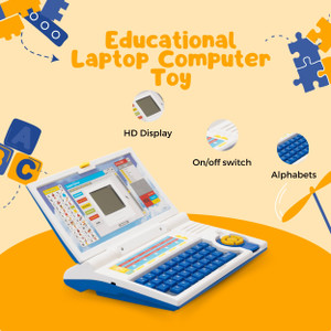 Kidkitz Educational Laptop Computer Toy With Mouse 20 Fun Activity For ...