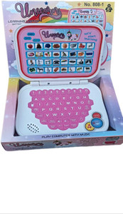 Kmc kidoz Mini Laptop Computer Toy Alphabet & Number Chart Price in ...