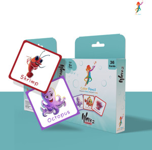 Color Pencil Wavez Ocean Life Flashcards – Dive into Fun Learning ...