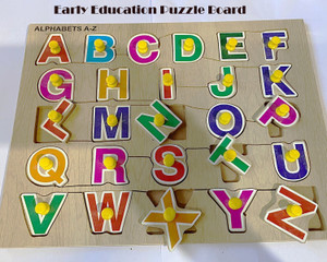 Tumtafa New Arrival Wooden Alphabet Educational Board ABCD Alphabet ...