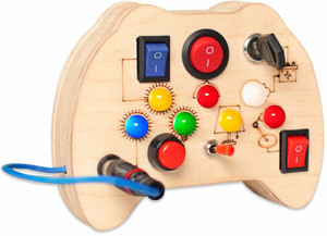 Clapstore Busy Board Game Pad V2 With Led Light, Sensory Toys For ...