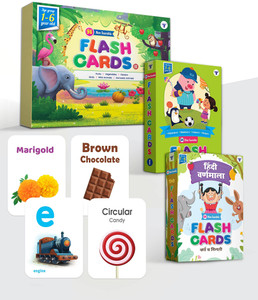 Target Publications Flash Cards For Kids Learning | English & Hindi ...