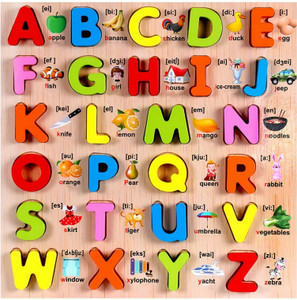 Ophiuchus Wooden Capital Alphabet Word ACBD Learning Educational Slat ...