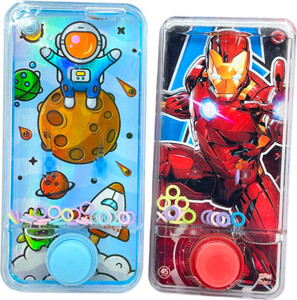 Fullkart Space and Ironman Ring Toss Toy Water Console Handheld Game ...