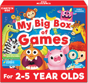 Einstein Box My Big Box of Games for Kids 2,3,4,5 Years Old| Price in ...