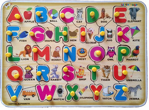 toiphy ABCD Jigsaw Learning Board|Alphabetical Board with Pictures ...