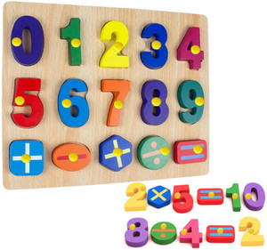 Plus Shine Learning Number/Counting Matching Puzzle Board Numbers with ...