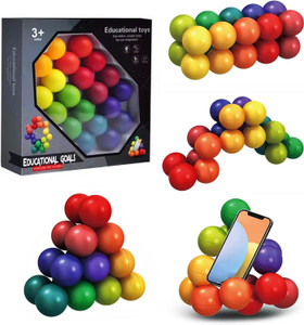 Aclipse 3D Magnetic Puzzle Ball for Kids, Stress Relief Educational ...