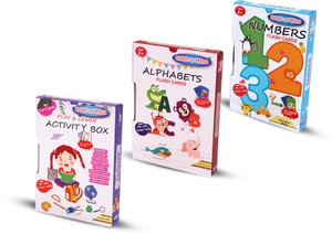kidzzopedia Alphabet, Numeric, Activities Educational Flash Cards, Set ...